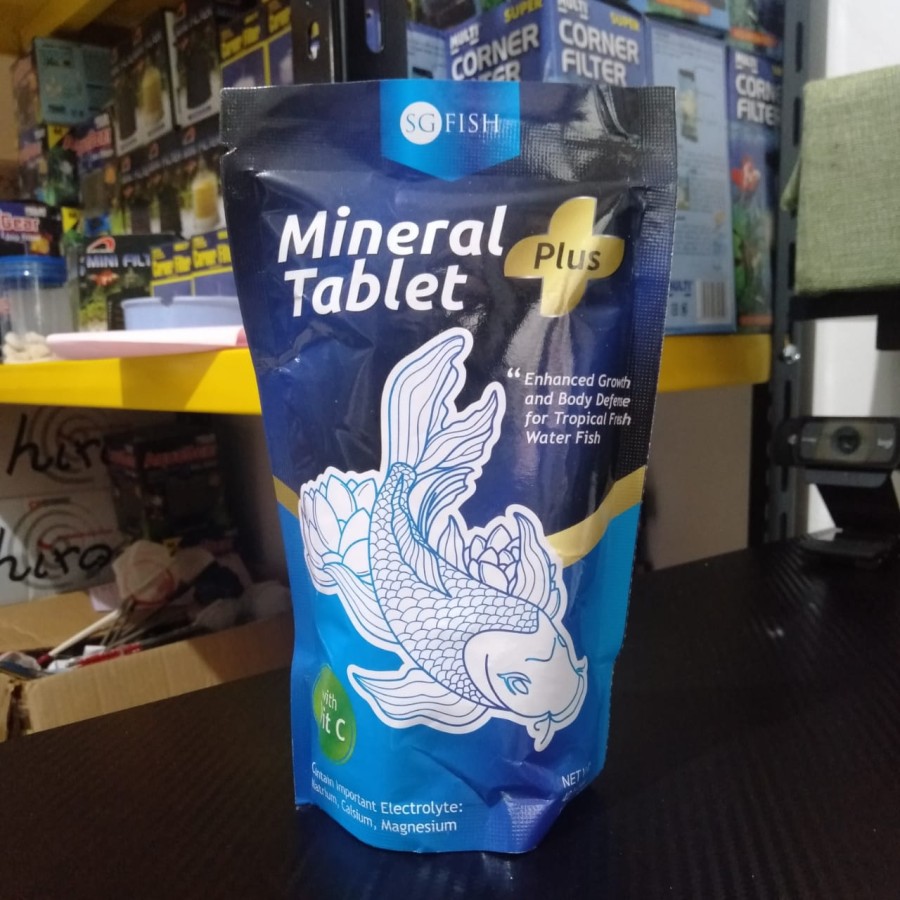 Jual SG FISH MINERAL TABLET 280G | GARAM IKAN TABLET | Shopee Indonesia