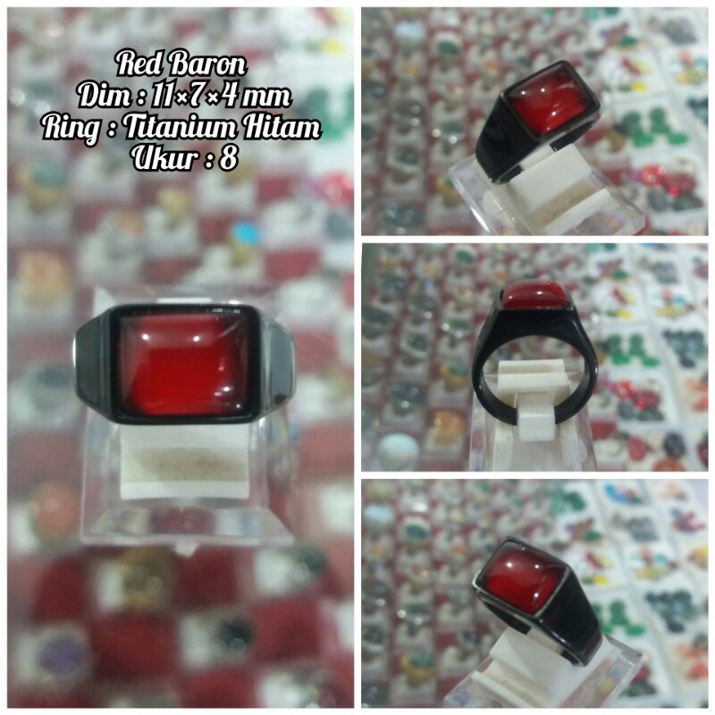 Jual Cincin Batu Red Baron | Shopee Indonesia