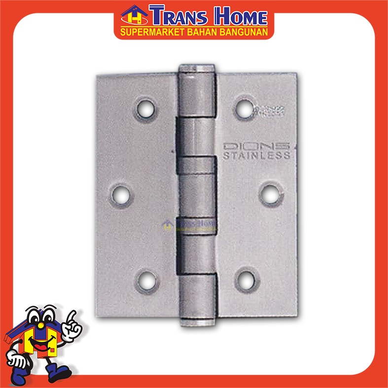 Jual Engsel Pintu Jendela Dions EK.D1 3" 2BB US32D (SOLID) | Shopee ...