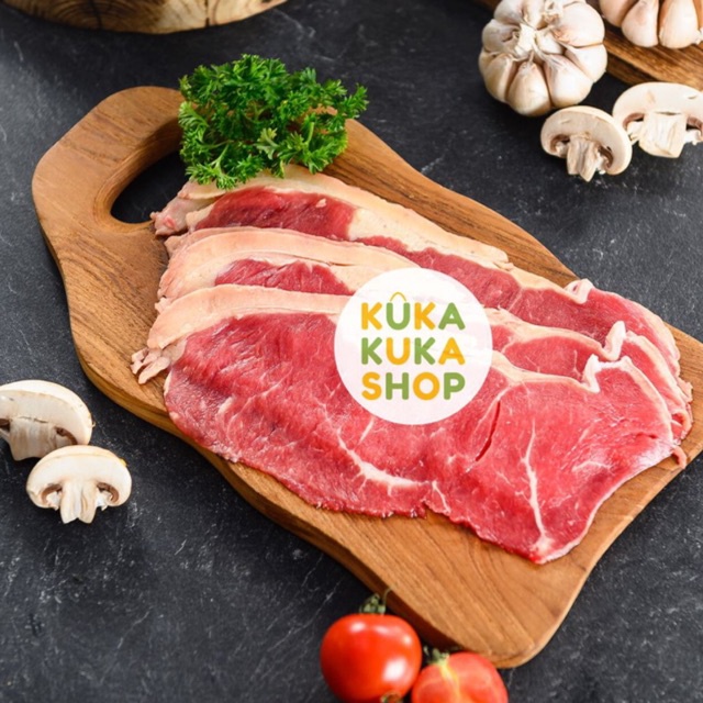 Jual Daging Sapi Aus Striploin / Sirloin Aus Beef Slice Lean Meat 500gr ...