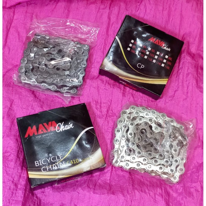 Jual Rantai maya single speed chrome chain rantai chrome rante sepeda ...