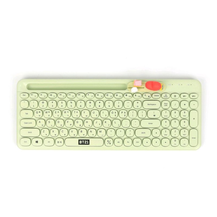 Jual 🇰🇷Multi Pairing Wireless Keyboard BT21 Licensed by Line Friends ...