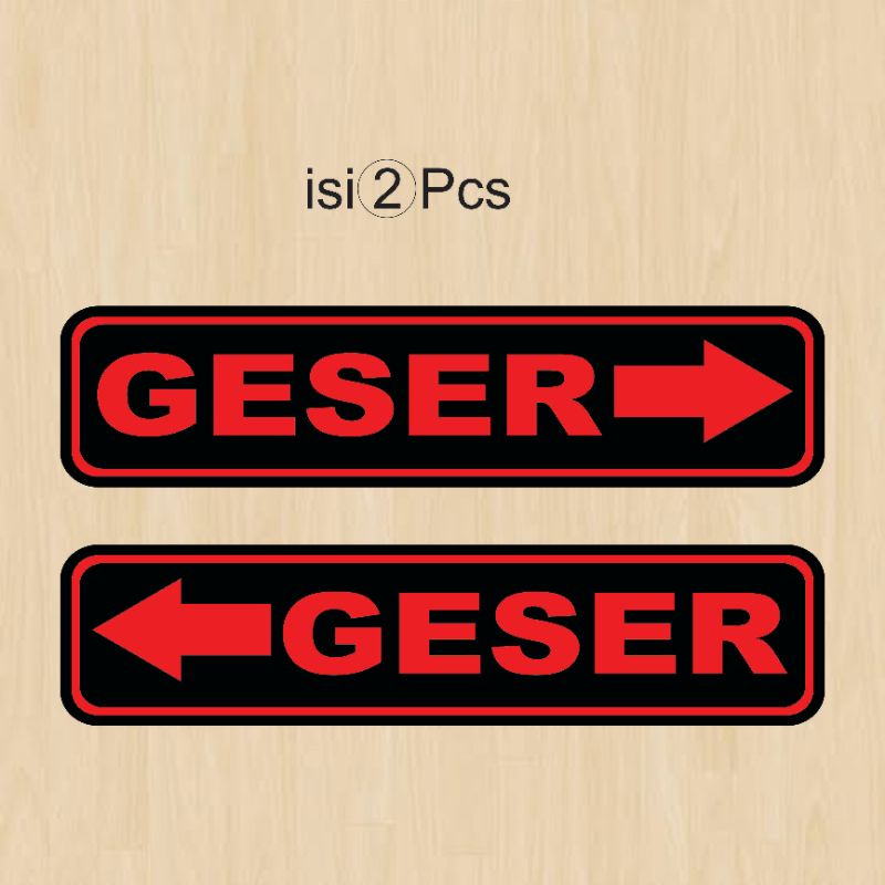 Jual STIKER CUTTING STICKER GESER | Shopee Indonesia