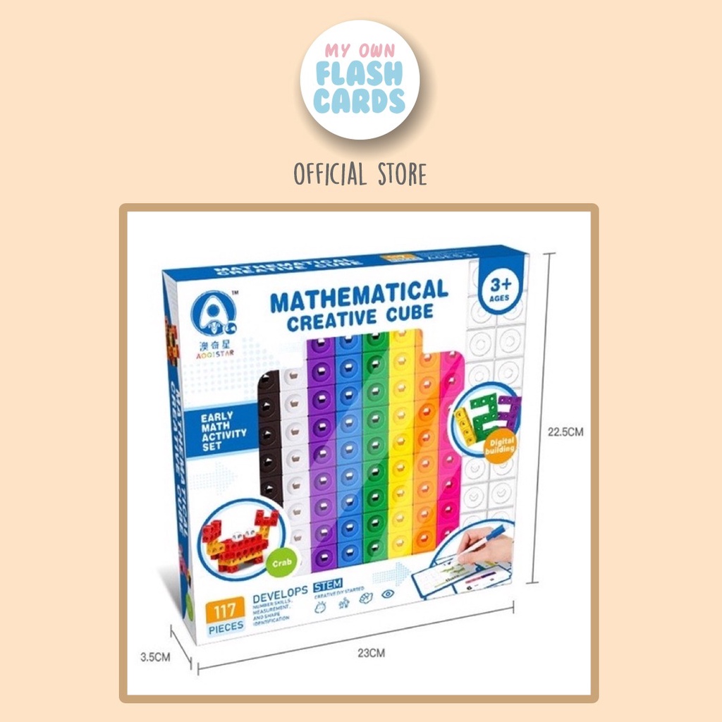 Jual 117pcs Mathematical Creative Cube STEM - Serupa dengan math ...
