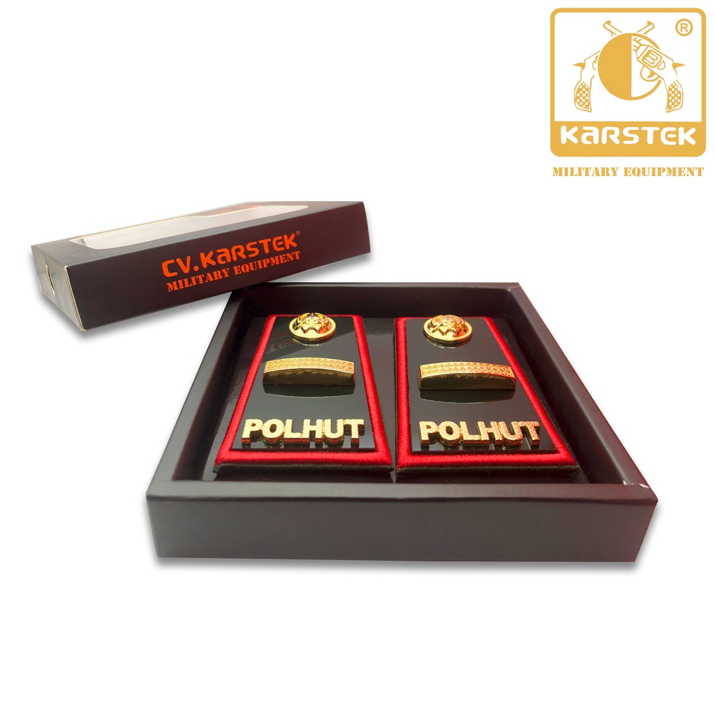 Jual PANGKAT POLHUT GOLONGAN 3A LIS MERAH | Shopee Indonesia