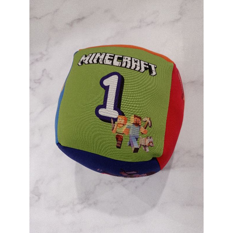 Jual Dadu MINECRAFT Bantal Lucu Bantal Dadu Full printing CUSTOM Dadu ...