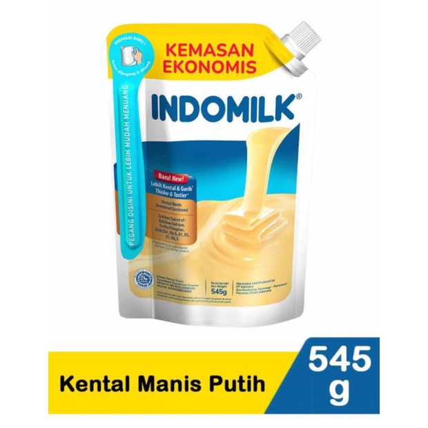 Jual Indomilk SKM Kental Manis 545 gram, Putih / Coklat Kemasan Pouch ...