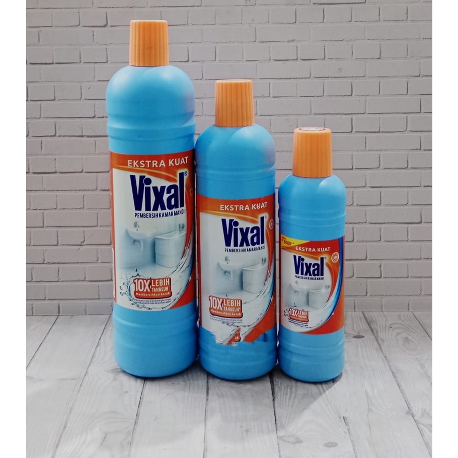 Jual PEMBERSIH KAMAR MANDI VIXAL EKSTRA KUAT / KUAT HARUM 750 ML / 470 ML / 160 ML - VIXAL ...