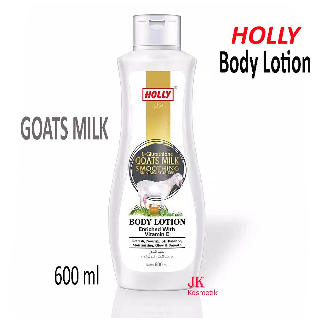 Jual Holly Body Lotion Goat Milk 600 ml | Shopee Indonesia