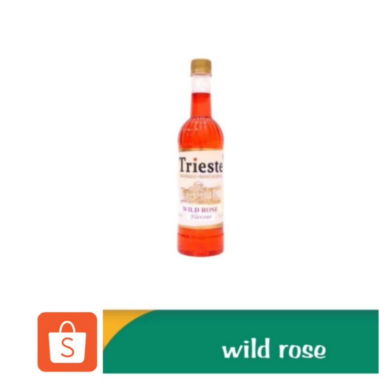 Jual Trieste syrup wild rose 650ml | Shopee Indonesia