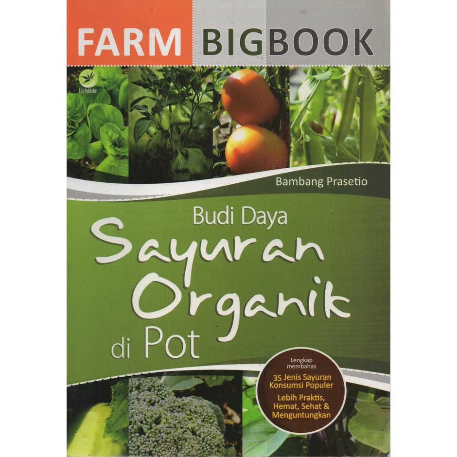 Jual BUDI DAYA SAYUR ORGANIK DI POT / FARM BIG BOOK | Shopee Indonesia