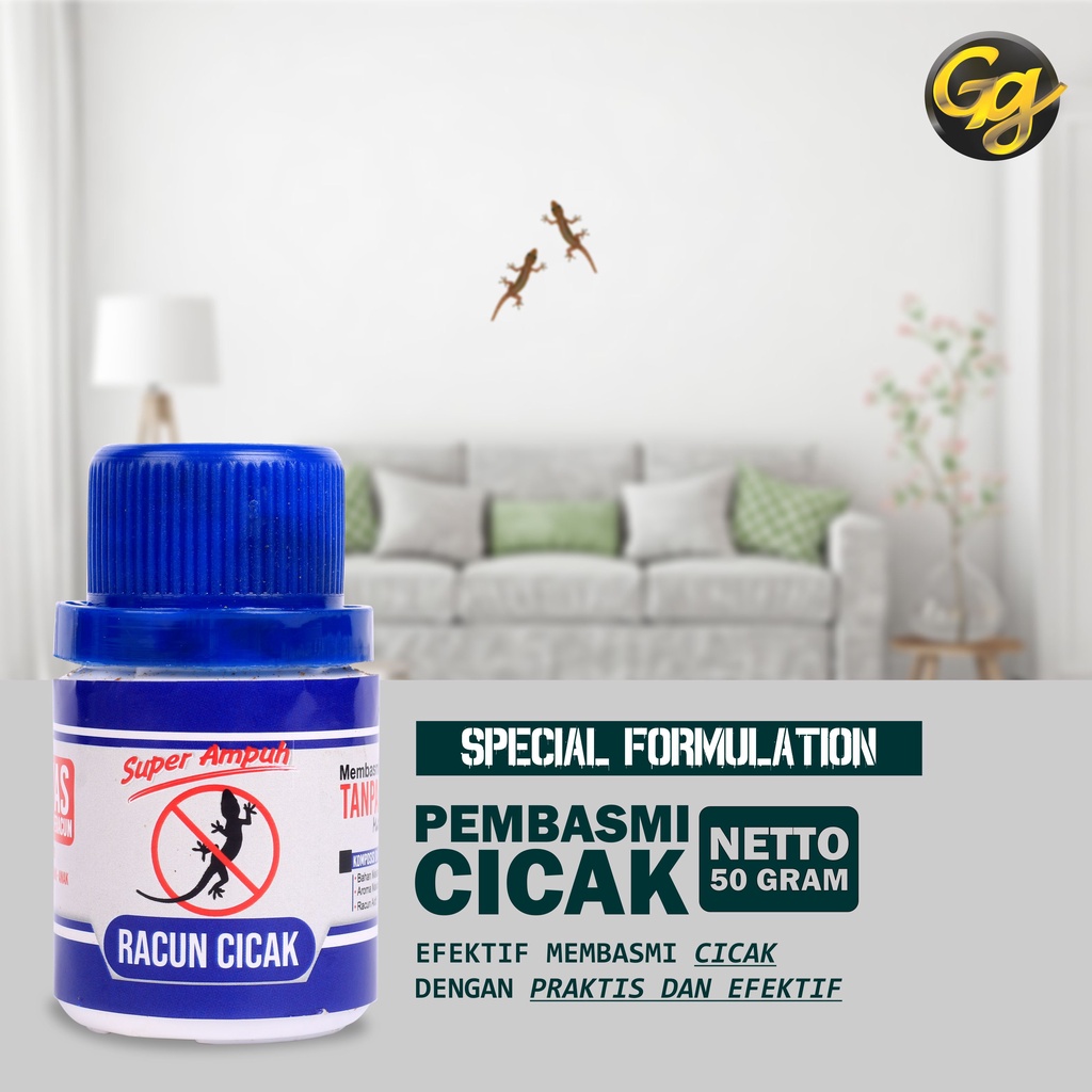 Jual Racun Pembasmi Cicak dan Tokek Ampuh Pembunuh Cicak Mati Kering ...