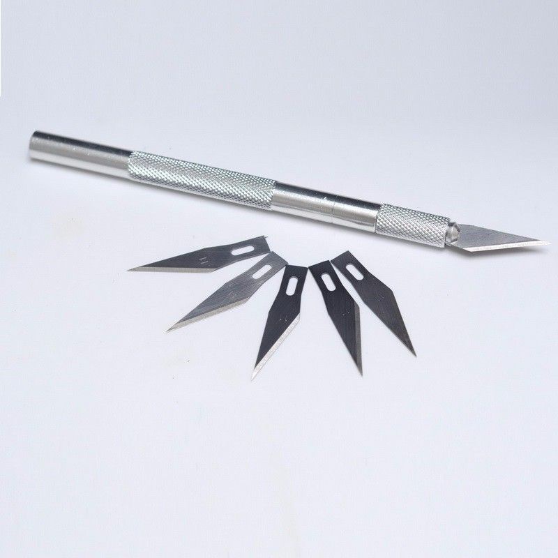 Jual Pisau ukir seni hobby crafting art knife set 5 mata pisau | Shopee ...