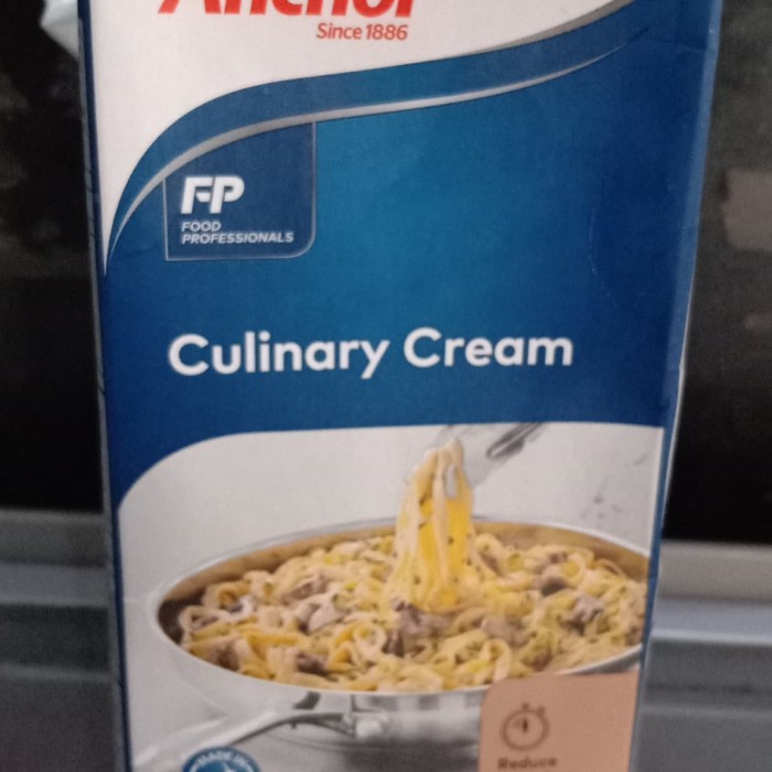 Jual Krim- Anchor Cullinary Cream 1Lt Atau Cooking Cream -Krim ...