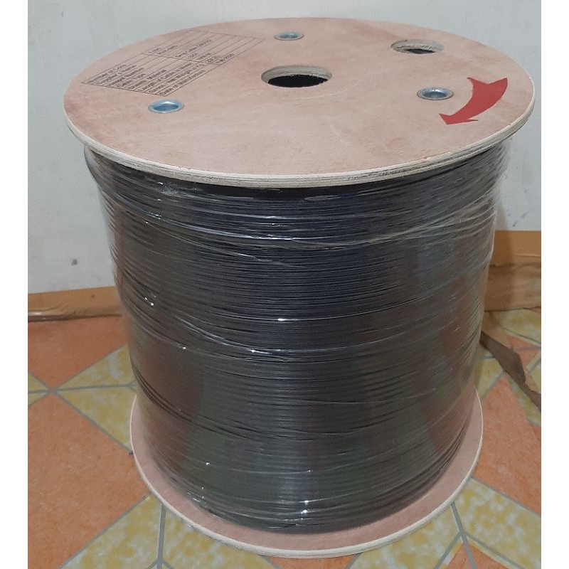 Jual Kabel Fiber Fo Drop Core 1 Core FTTH/G657A2 1 Roll 1000m | Shopee ...