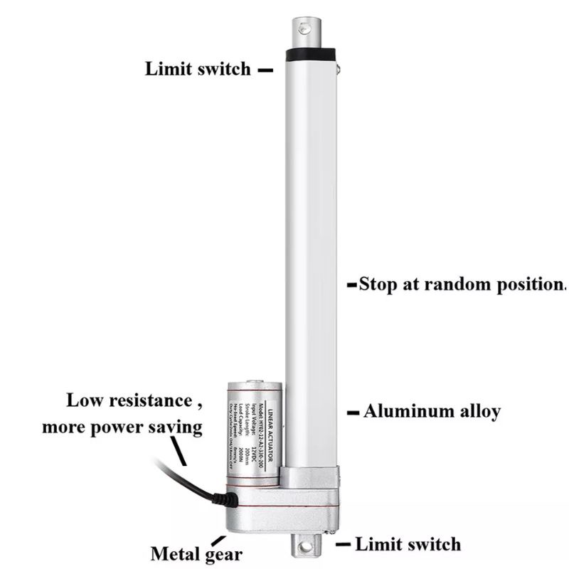 Jual Linear Actuator Putter 12V DC Linier Aktuator 50cm | Shopee Indonesia
