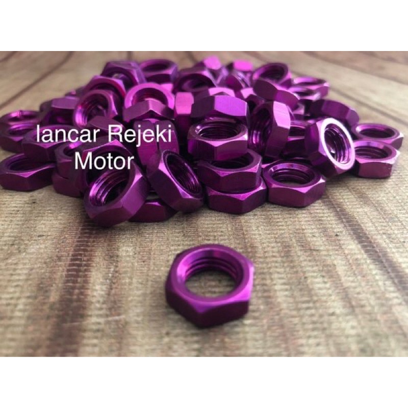 Jual Mur Baut 14 Warna Ungu Biru Kuning Emas Tebal 0,5 CM | Shopee ...