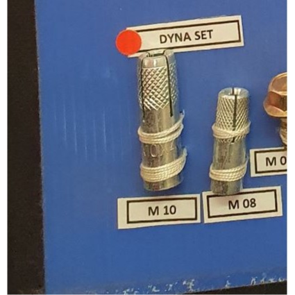 Jual Dyna Set Dynaset M8 M10 Dina Set Dinaset 8 10 mm Baut Mekar 8mm 10mm | Shopee Indonesia