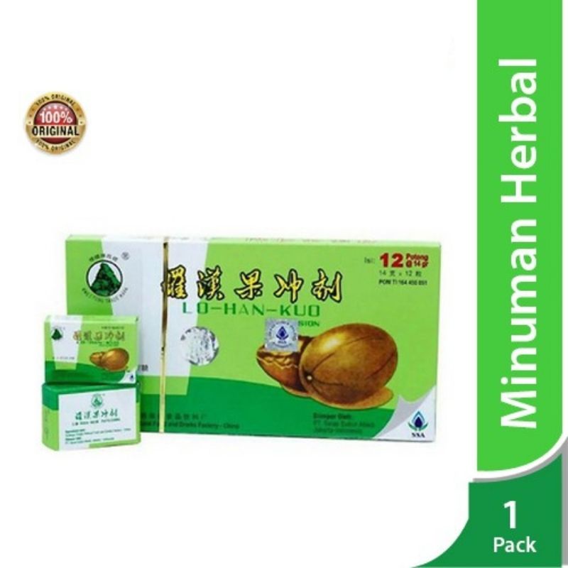 Jual Lo Han Kuo Infusion/LOHAN KUO/OBAT BATUK/PANAS DALAM/PENYEGAR/BUAH ...