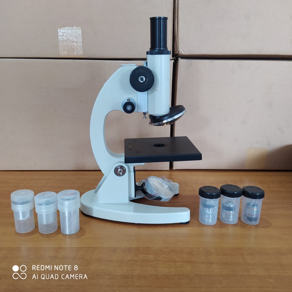 Jual Mikroskop 500X Microscope Manual Sekolah Pembesaran 500x | Shopee ...