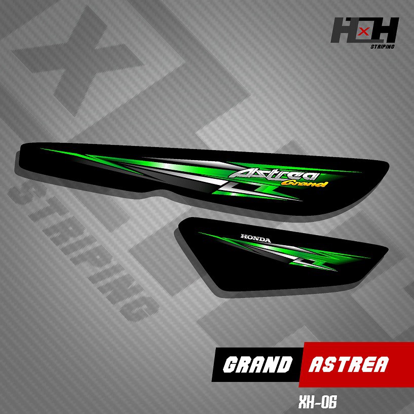 Jual Stiker Striping Variasi Lis motor Astrea Grand motif Airbrush ...