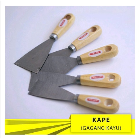 Jual Kape Kayu Kapi Gagang Kayu Scraper 1,5" Inch | Shopee Indonesia