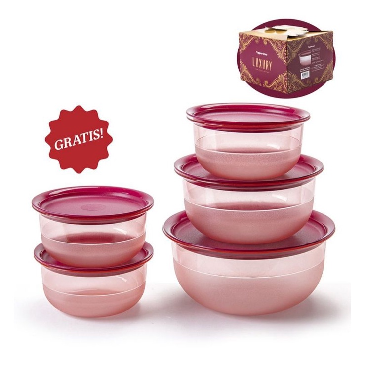 Jual LUXURY TABLE COLLECTION TUPPERWARE / SET MANGKOK SAJI | Shopee ...