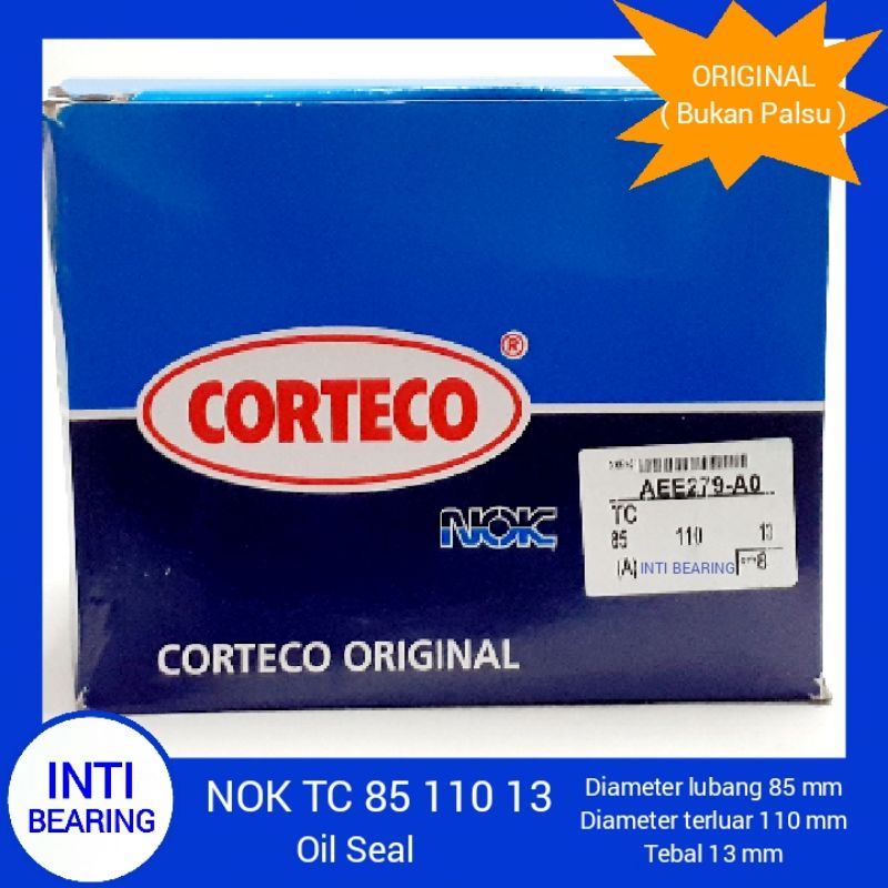 Jual OIL SEAL NOK TC 85 110 13 CORTECO ORIGINAL 85x110x13 85.00 110.00 ...