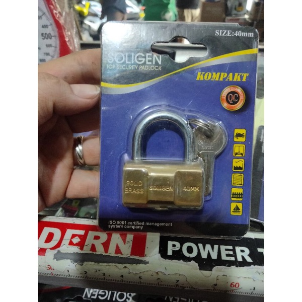 Jual gembok Kuningan soligen bulat 40mm | Shopee Indonesia