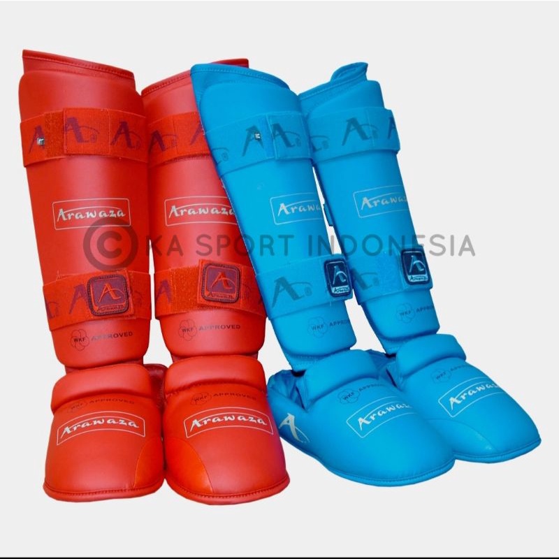Jual Foot Protector ARAWAZA Shin Instep Guard Dekker Karate WKF ...