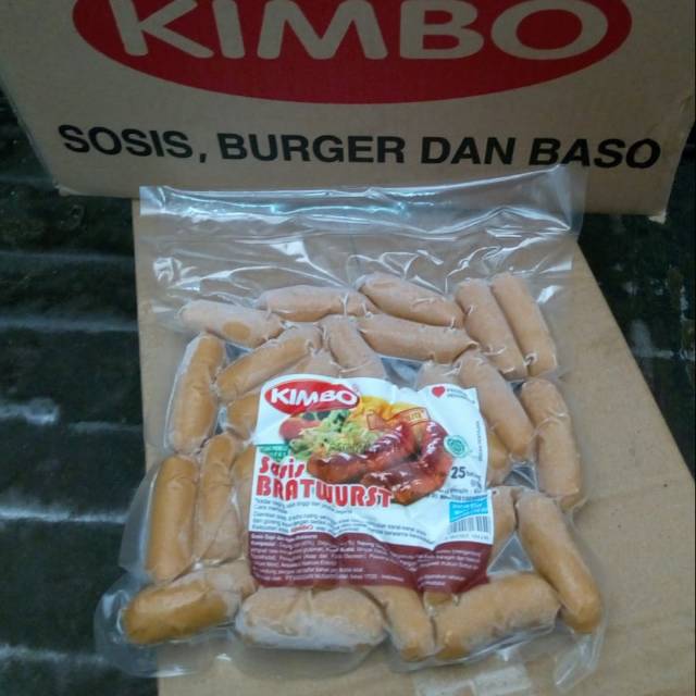 Jual Kimbo sosis sapi bratwurst cocktail 500gr | Shopee Indonesia
