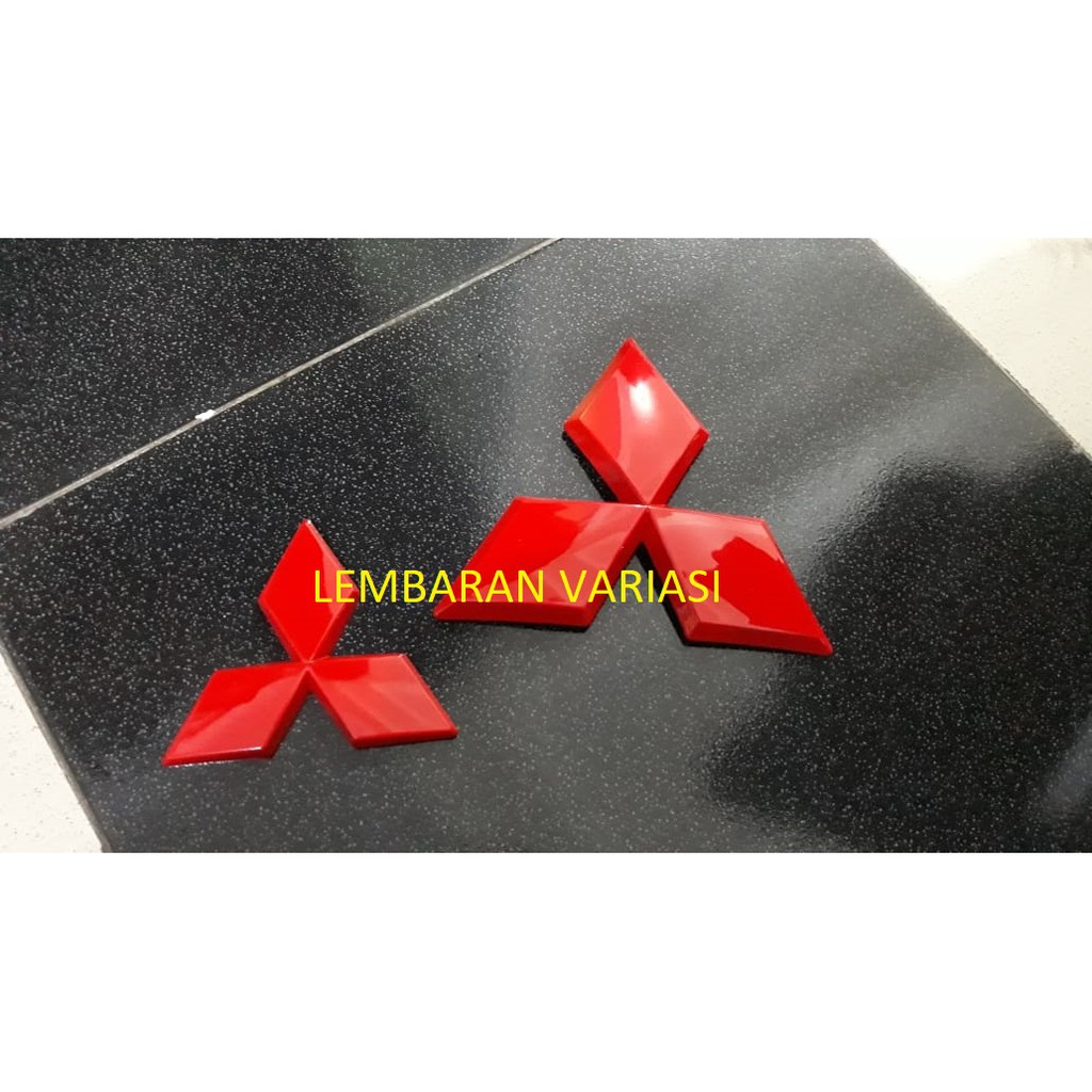 Jual Logo / Emblem Mitsubishi Xpander / Pajero Sport Set (Depan ...