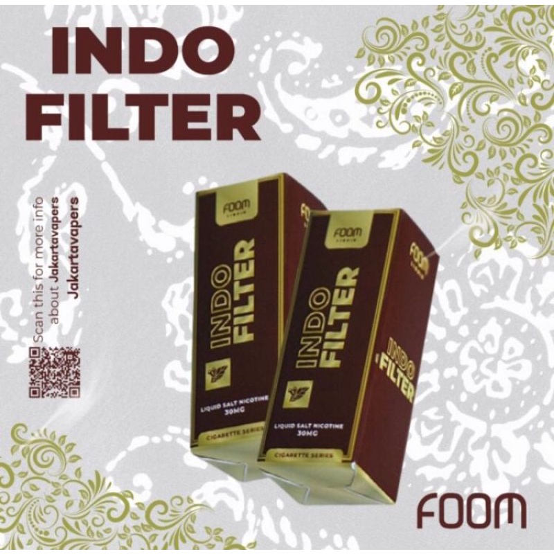 Jual FOOM INDO FILTER CIGARETTE SERIES BY FOOM LAB SALTNIC 30MG 30ML ...