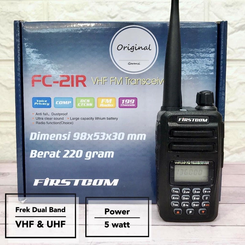 Jual HT Dual Band Firstcom FC21R Handy talky walkie talkie FC 21R FC21 R FC21 R | Shopee Indonesia