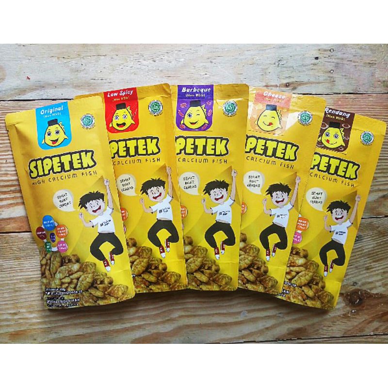 Jual crispy ikan Sipetek, renyah, gurih kemasan 50gr Varian rasa keju ...