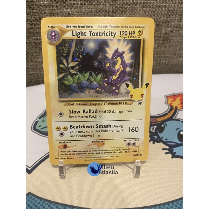 Jual Pokemon TCG English Light Toxtricity Holo Promo Celebrations Chest ...