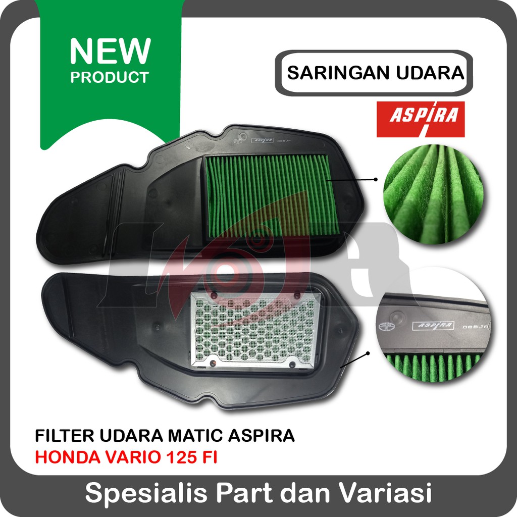 Jual Aspira Saringan Filter Udara Vario 125 PCX 150 Honda Matic ...