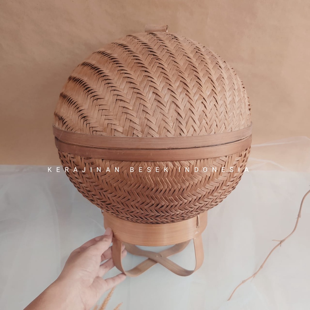 Jual CETHING NASI// Tempat nasi prasmanan// Wakul nasi // Anyaman bambu ...