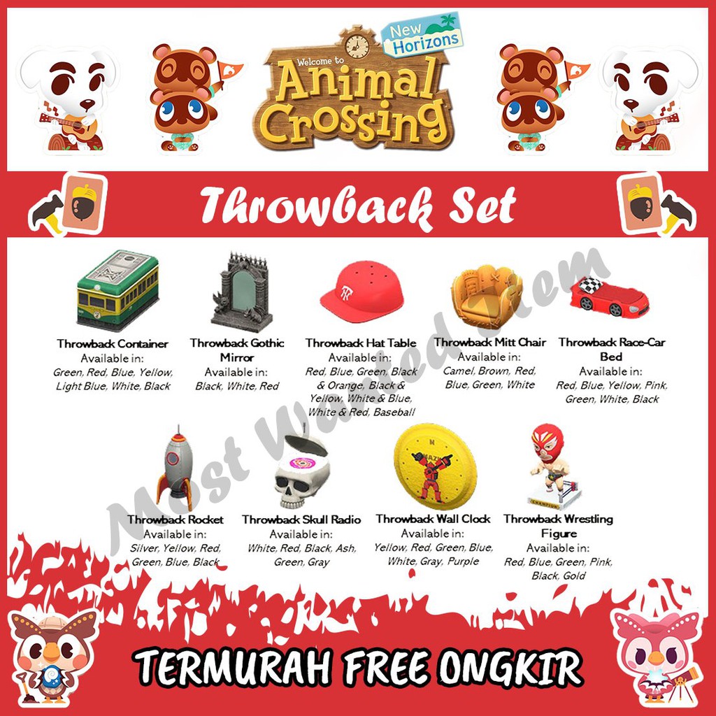 Jual Throwback Set Furniture Animal Crossing New Horizons ACNH | Shopee ...