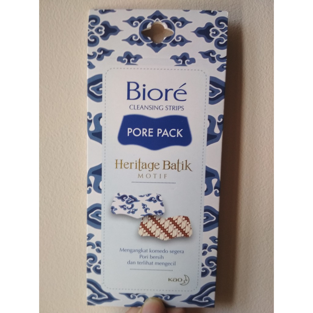 Jual Biore Cleansing Strips Pore Pack Heritage Batik | Shopee Indonesia