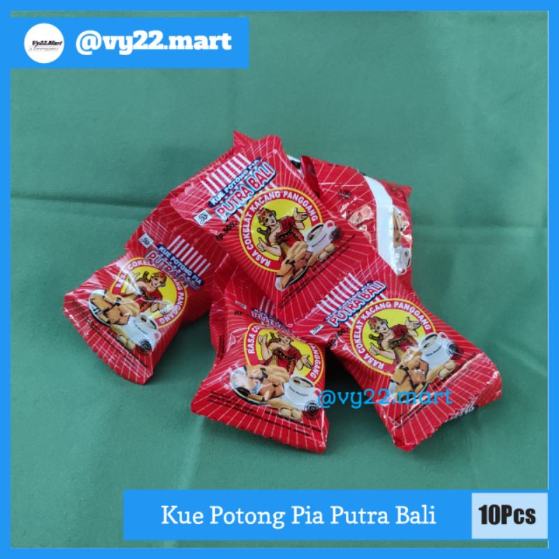 Jual Putra Bali Jajan Pia Rasa Coklat Kacang Panggang 10pcs | Shopee ...