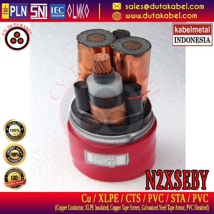 Jual Kabel N2XSEBY 3x25 mm2 20kV METAL /3x25 mm/3 x 25 mm2/3 x 25 mm/3x25/3 x 25 | Shopee Indonesia