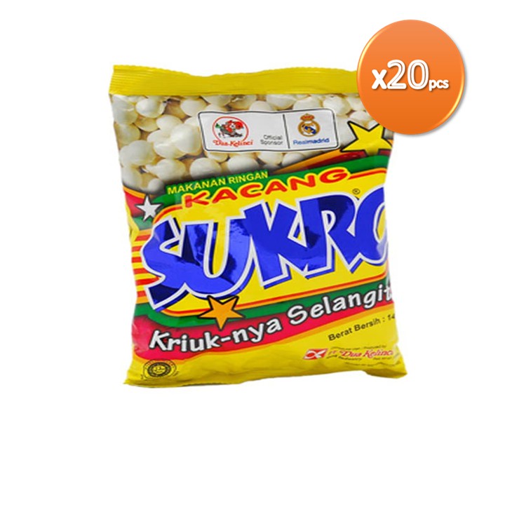 Jual Sukro Kacang Rasa Original 20 x 14 gr | Shopee Indonesia