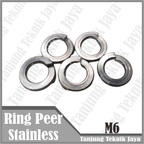 Jual 10 PCS Ring per Stainless M6 / Ring peer stanlis 6mm / Ring ver ss ...