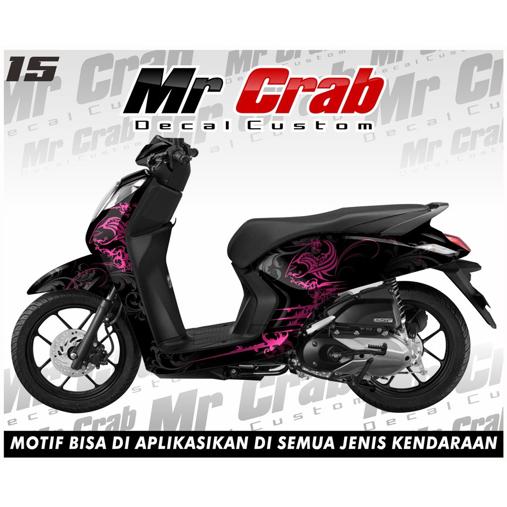 Jual Decal Sticker Genio Full Body Striping Full Body Genio Desain ...