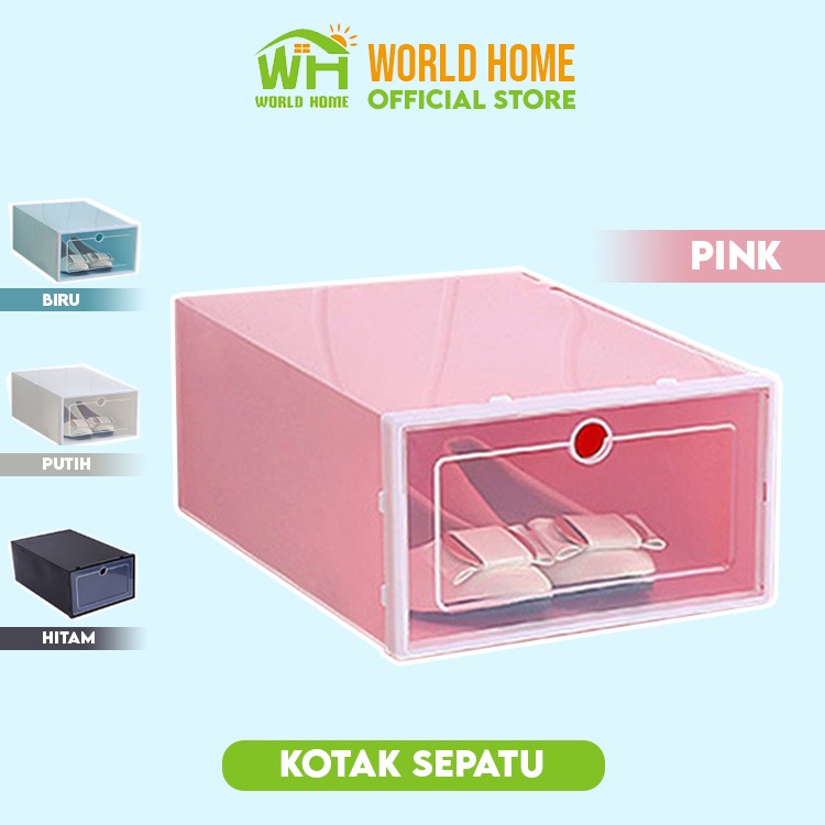 Jual Kotak Sepatu Lipat Serbaguna Box Sepatu Tempat Penyimpanan Sandal ...