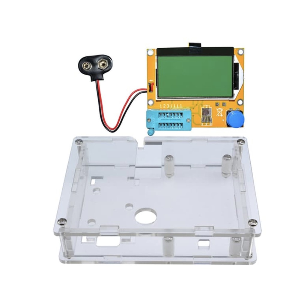 Jual Acrylic Case casing box rumah Kotak untuk LCR-T4 ESR Transistor ...