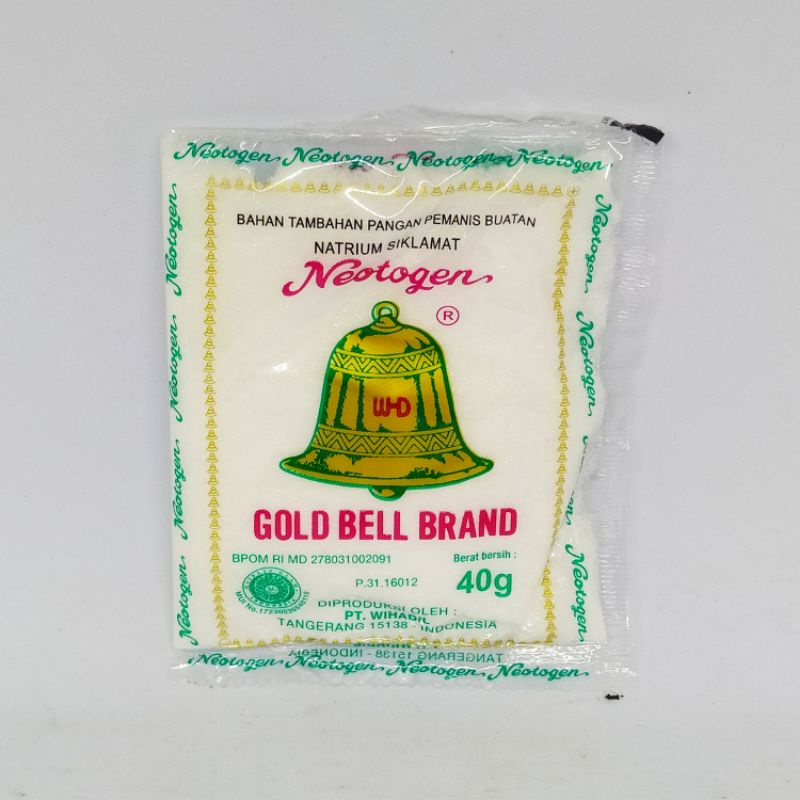 Jual Pemanis Buatan Sari Bell/ Gold Bell Brand 40gr/ Sari manis ...