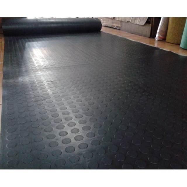 Jual Karpet Karet Roll Motif Koin / Coin Meteran per 1 m x 1.2 m , Tebal 4 mm, | Shopee Indonesia