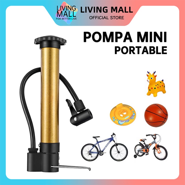 Jual Pompa Bola Mini Portable / Pompa Sepeda / Pompa Angin / Pompa ...